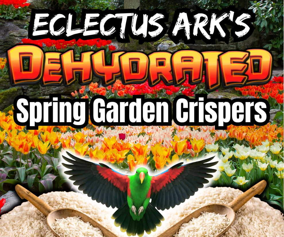 Dehydrated Rice Crispers - Spring Garden – Eclectus Ark